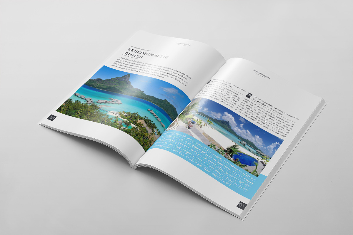 Magazine Word Template, a Magazine Template by obidullah_01