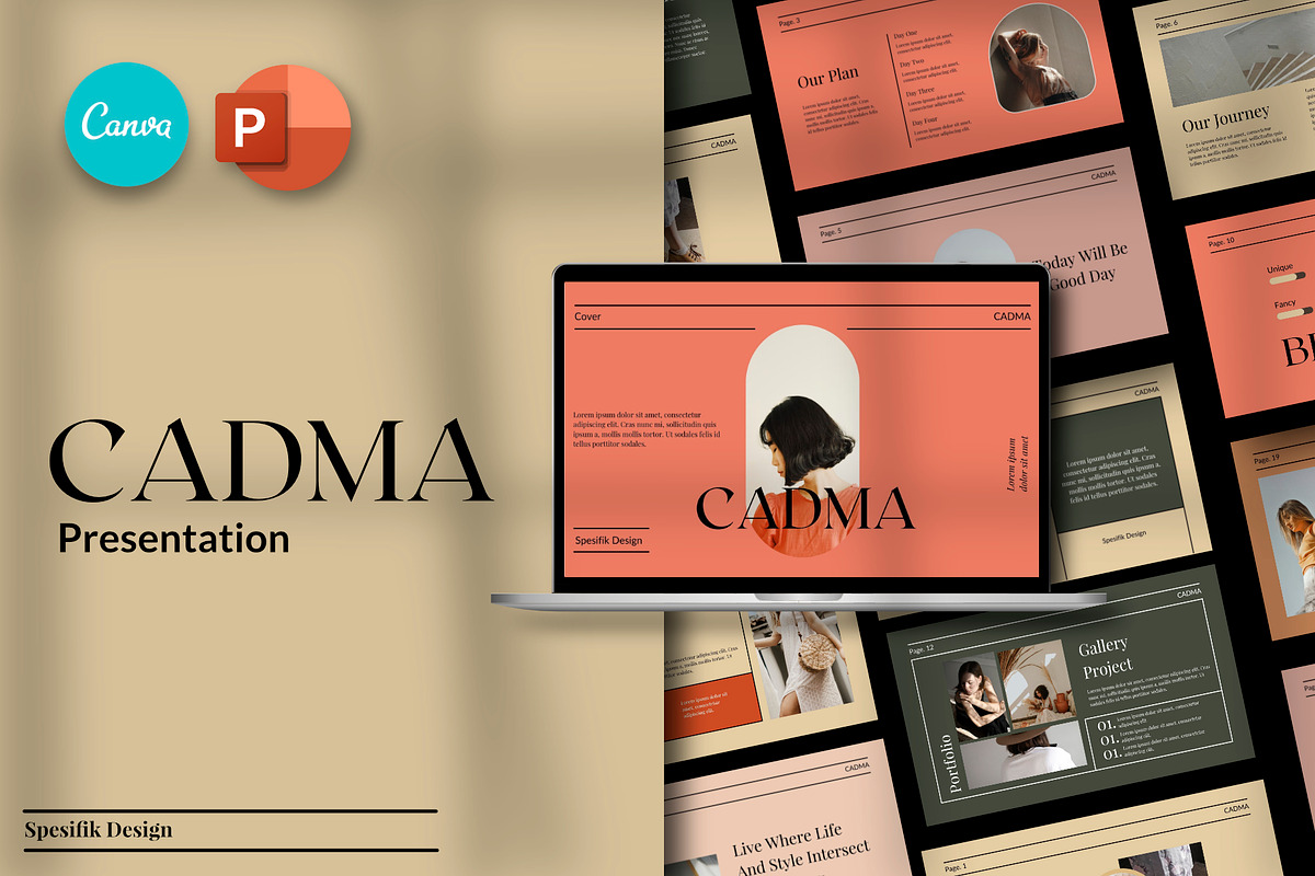 Cadma Presentation Canva Powerpoint, a Presentation Template by ...