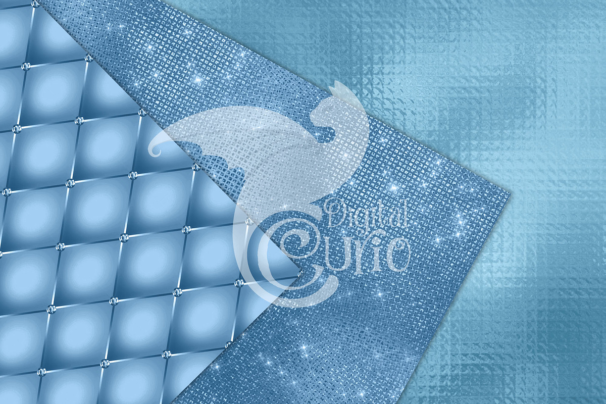 Luxury Baby Blue Textures, a Texture Graphic by Digital Curio