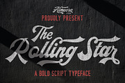 The Rollingstar - Stylish Bold Scrip, a Script Font by Almeera Std | Creative Market