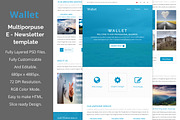 Wallet - Multiporpuse email template, an Email Template by QuickArtisan ...