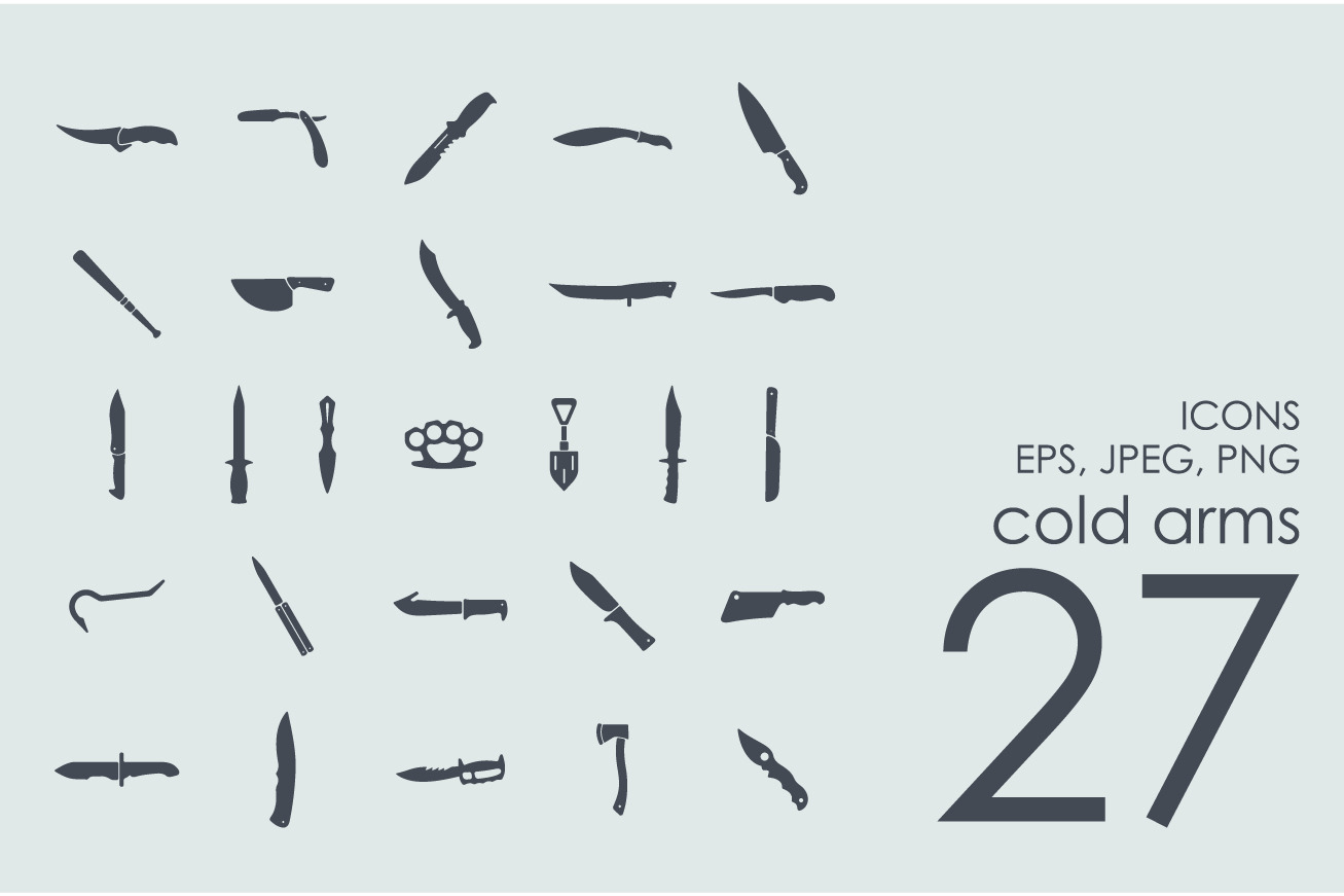 27 cold arms icons, an Icon by Palau
