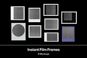 Instant Film Frames – 9 Mockups