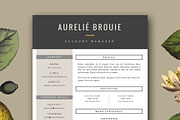 Resume Design + Cover Letter, a Resume Template by Botanica Paperie