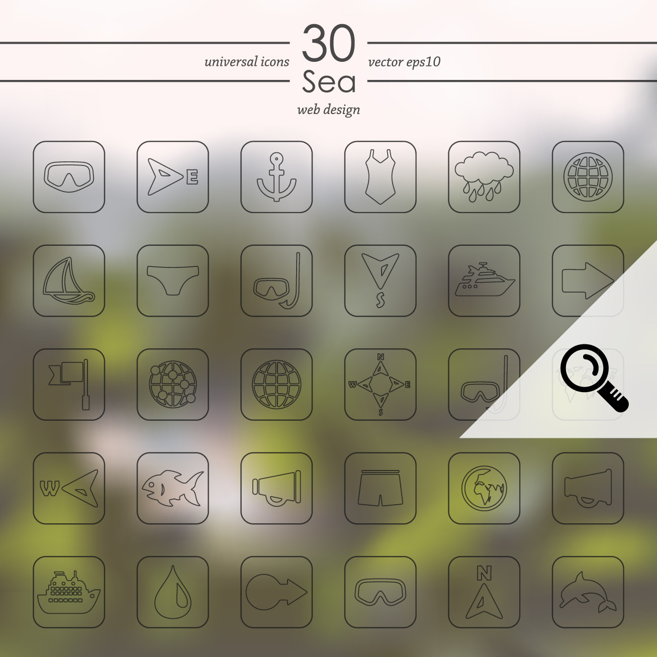 30 SEA icons, an Icon by Palau