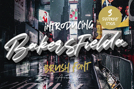 Hustle Faster Typeface, a Script Font by Arendxstudio