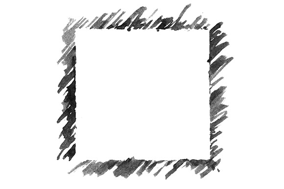 Monochrome frame border vector, an Object Graphic by Art By Silmairel