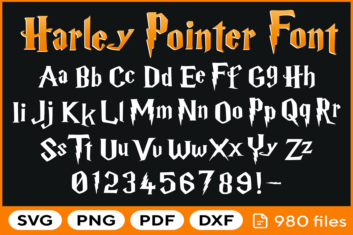 Wizard Font Svg Png Pdf Dxf, an Object Graphic by Custom Fonts & Patterns