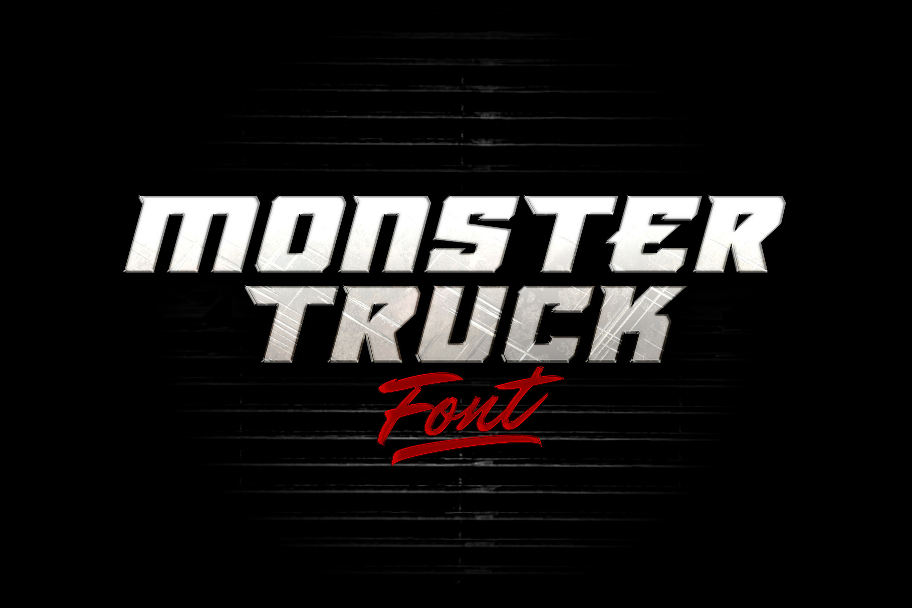 Monster Truck Font, a Font by Alphabet Agency