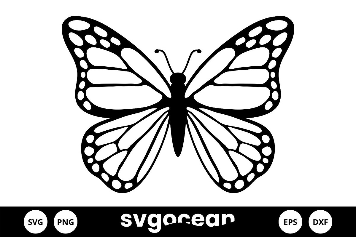 Butterflies Svg Bundle, an Illustration by svgocean | Creative Market