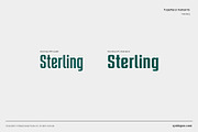 Sterling, a Font by VarsityType®