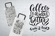 Coffee lettering set, a Decorative Illustration by NinaFedorova