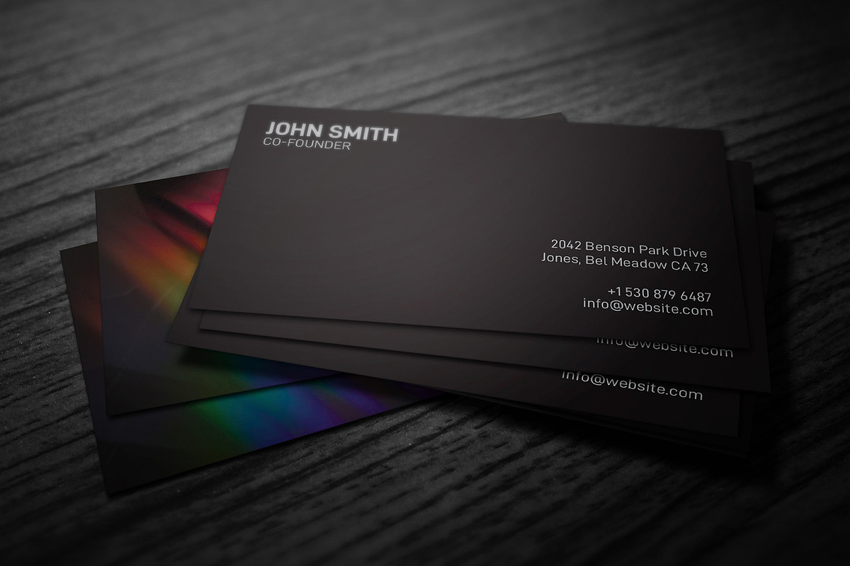 Reflection - Minimal Business Card, a Business Card Template by Arslan