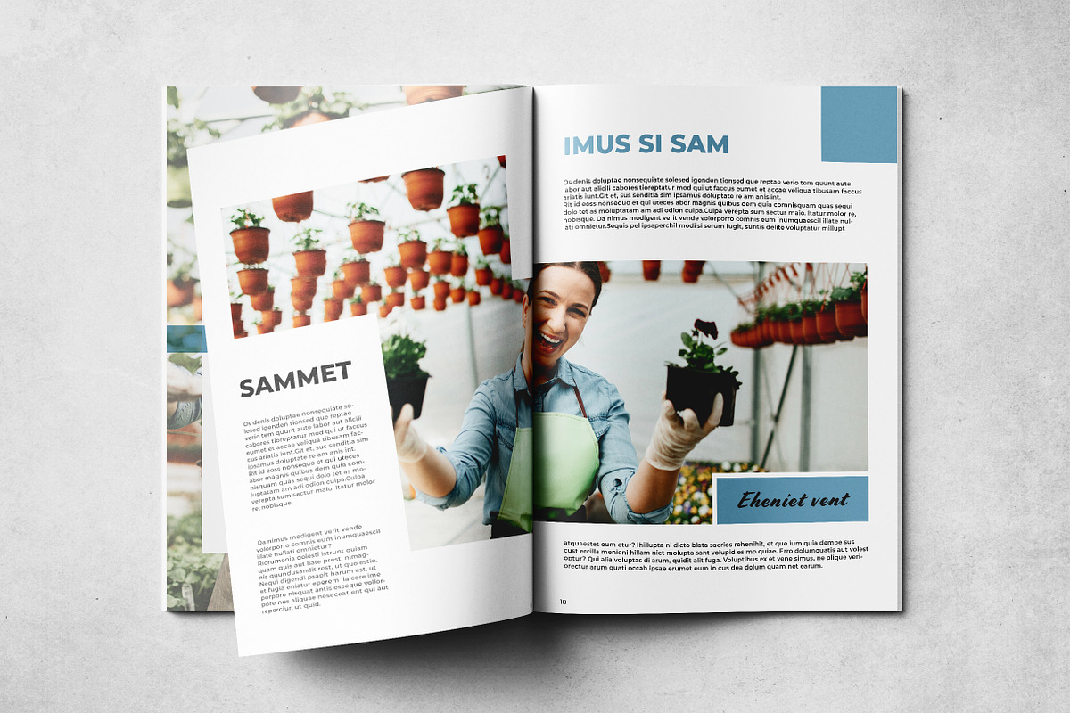 Magazine Layout, a Magazine Template by Grkic Creative