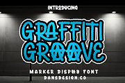 GRAFFITI GROOVE Marker Graffiti, a Handwritten Font by dansdesign