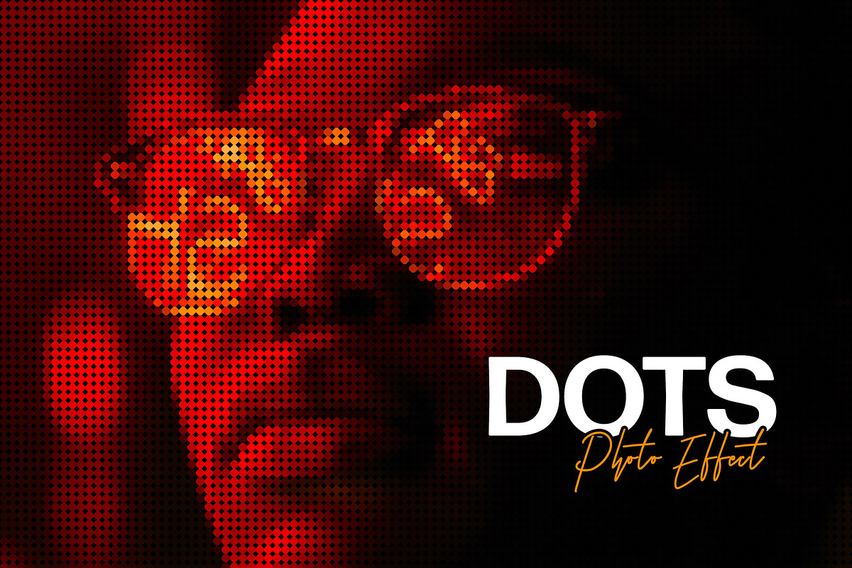 Matrix Dot Effect for Photoshop, a Layer Style Add-On by Design Squad