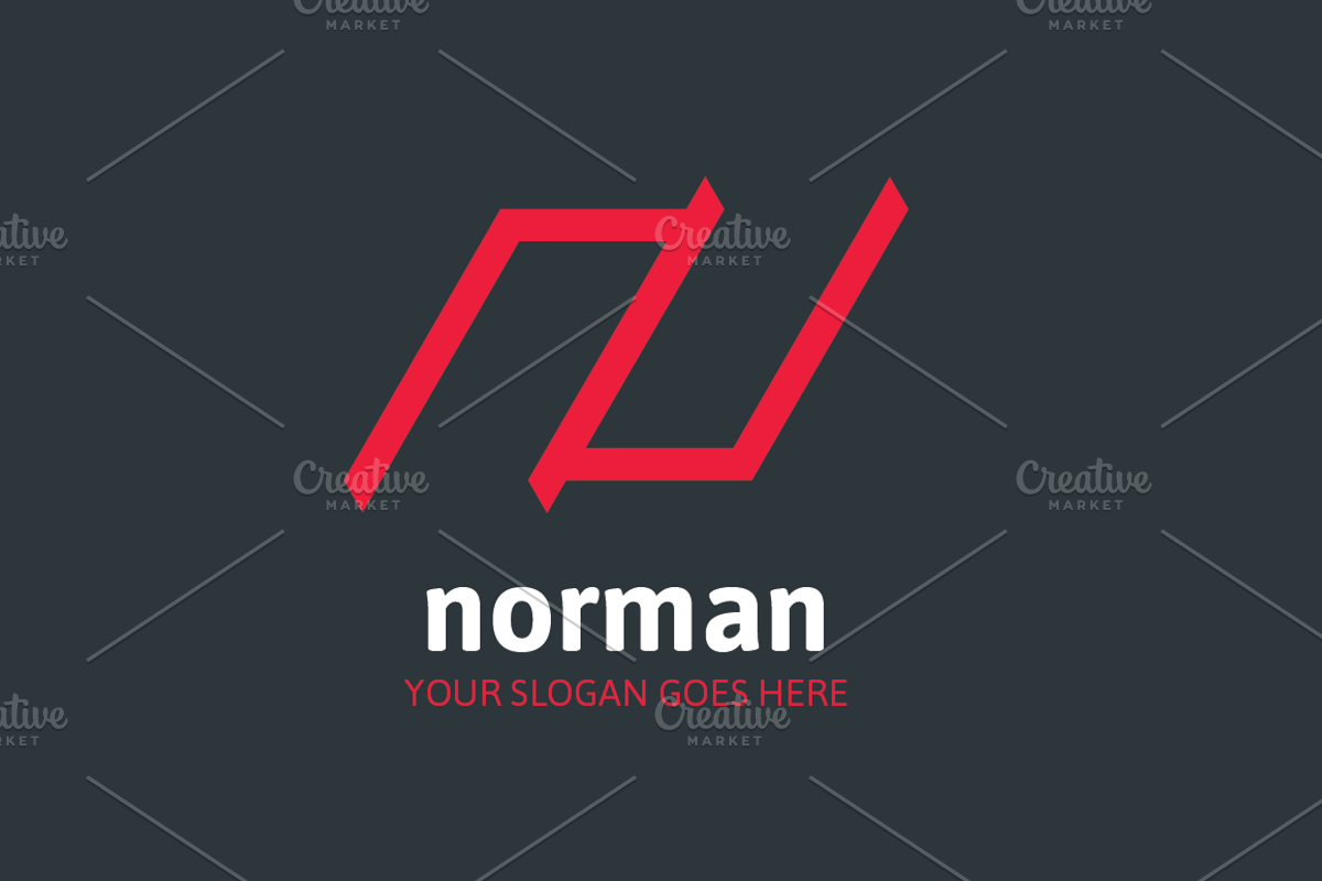 Norman Letter N Logo, a Branding & Logo Template by MLJ studios