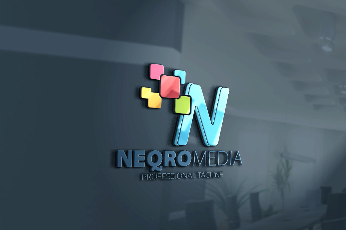 N Letter Digital Logo, a Branding & Logo Template by essegraphic