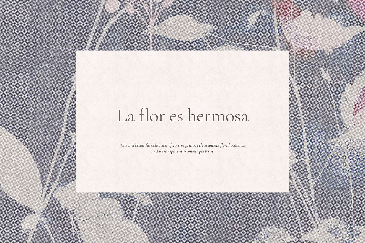 FLOR Seamless Patterns Collection, a Pattern Graphic by NKate