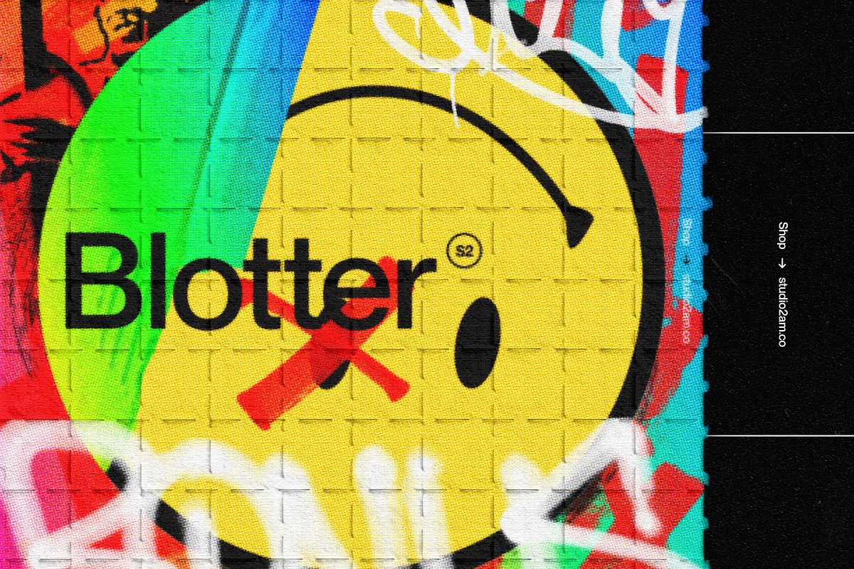 Blotter - LSD Paper Mockup, a Texture Graphic by Studio 2am