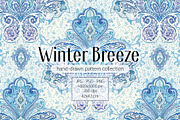 WINTER BREEZE. Pattern collection, a Pattern Graphic by Sonulkaster
