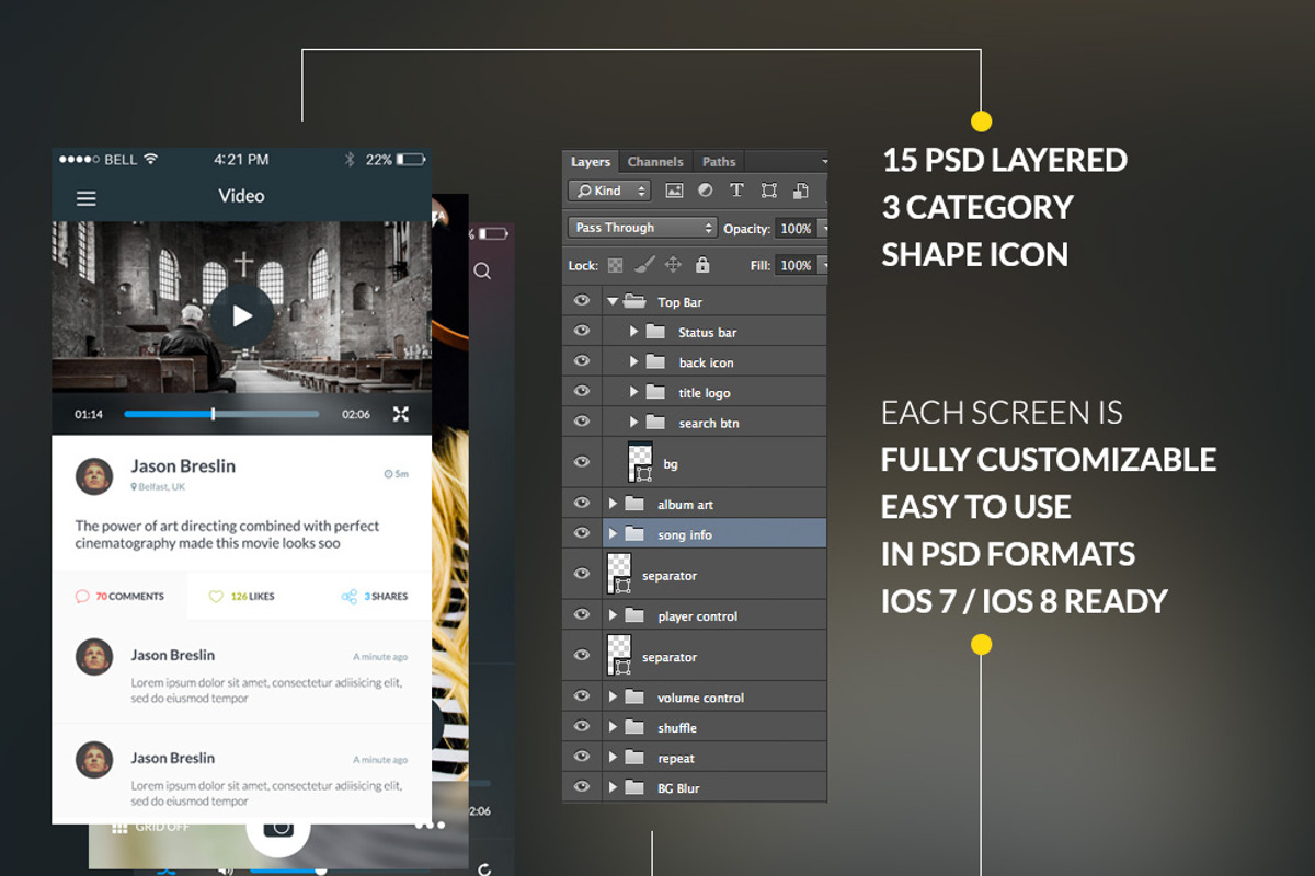 Multimedia UI Kit, a Templates & Theme by UICreative