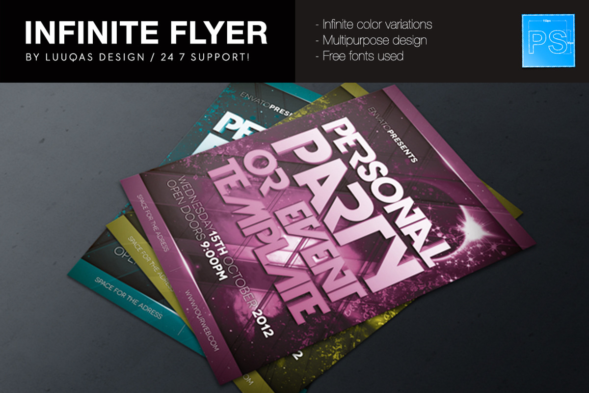 Infinite Flyer, a Flyer Template by Luuqas Design