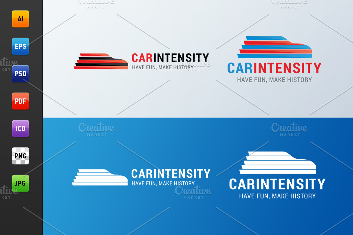 Car Intensity Logo, a Branding & Logo Template by Web Design Label