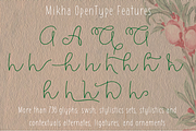 Mikha, a Script Font by Eurotypo