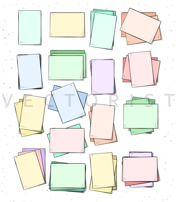 Sheet. Isolated paper sheets, an Object Graphic by Vectorist