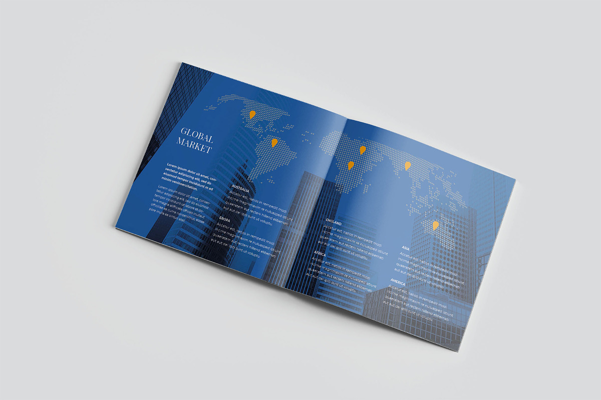 Company Annual Report, a Magazine Template by AQR Studio