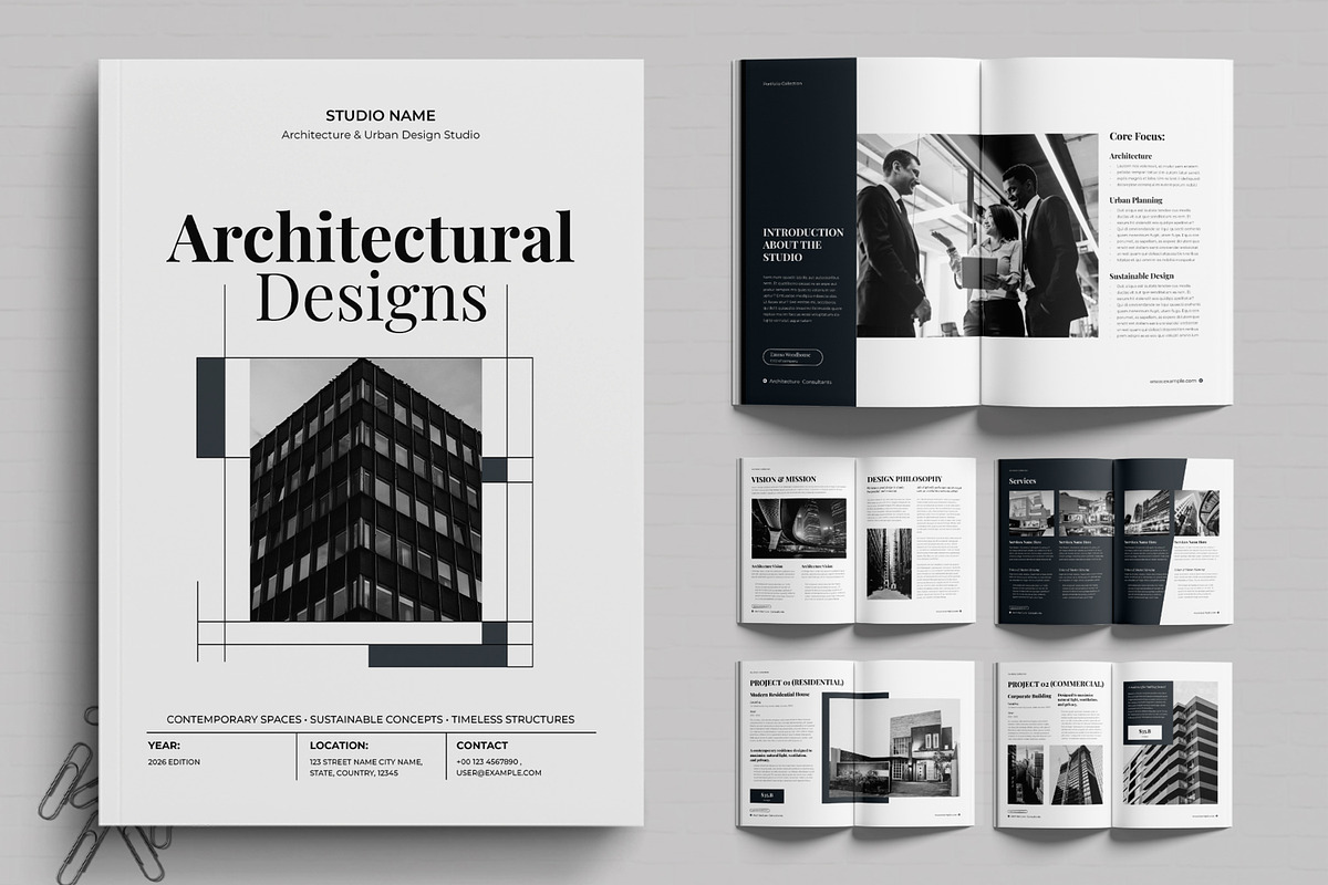 Architecture Portfolio Template