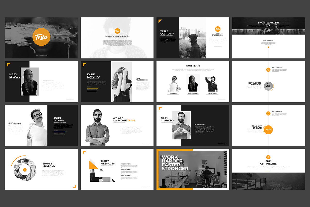 Tesla Google Slides Template, a Presentation Template by kylyman