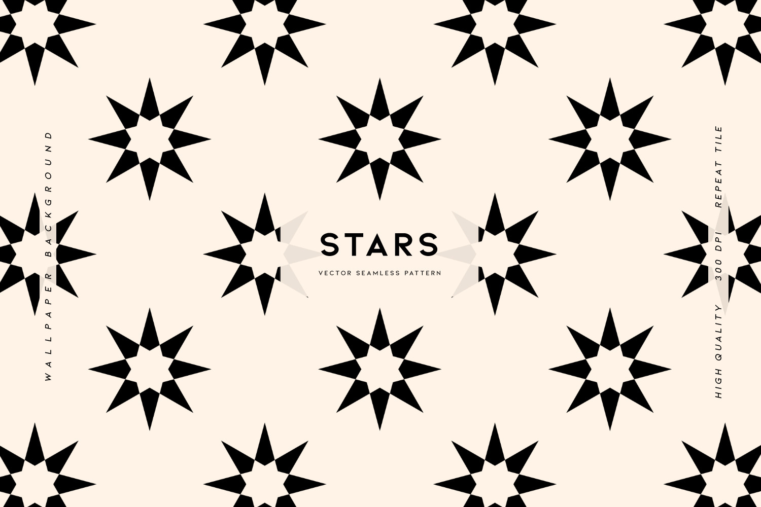 Stars Vector Pattern, a Pattern Graphic by MalyskaStudio