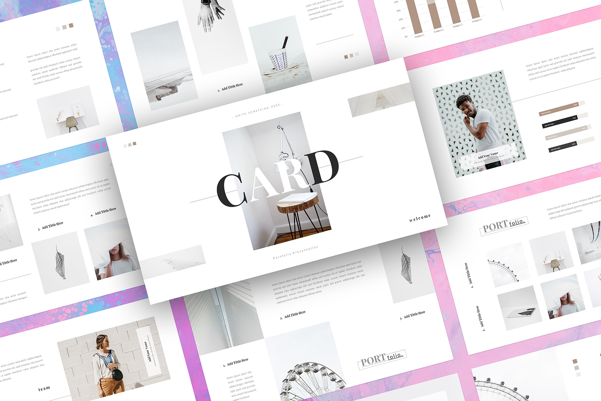 Card - Portfolio Google Slides, a Presentation Template by StringLabs