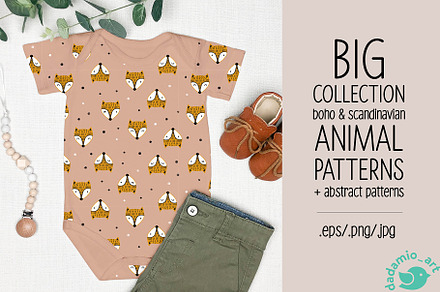 Kids Patterns Bundle, a Pattern Graphic by tatiletters