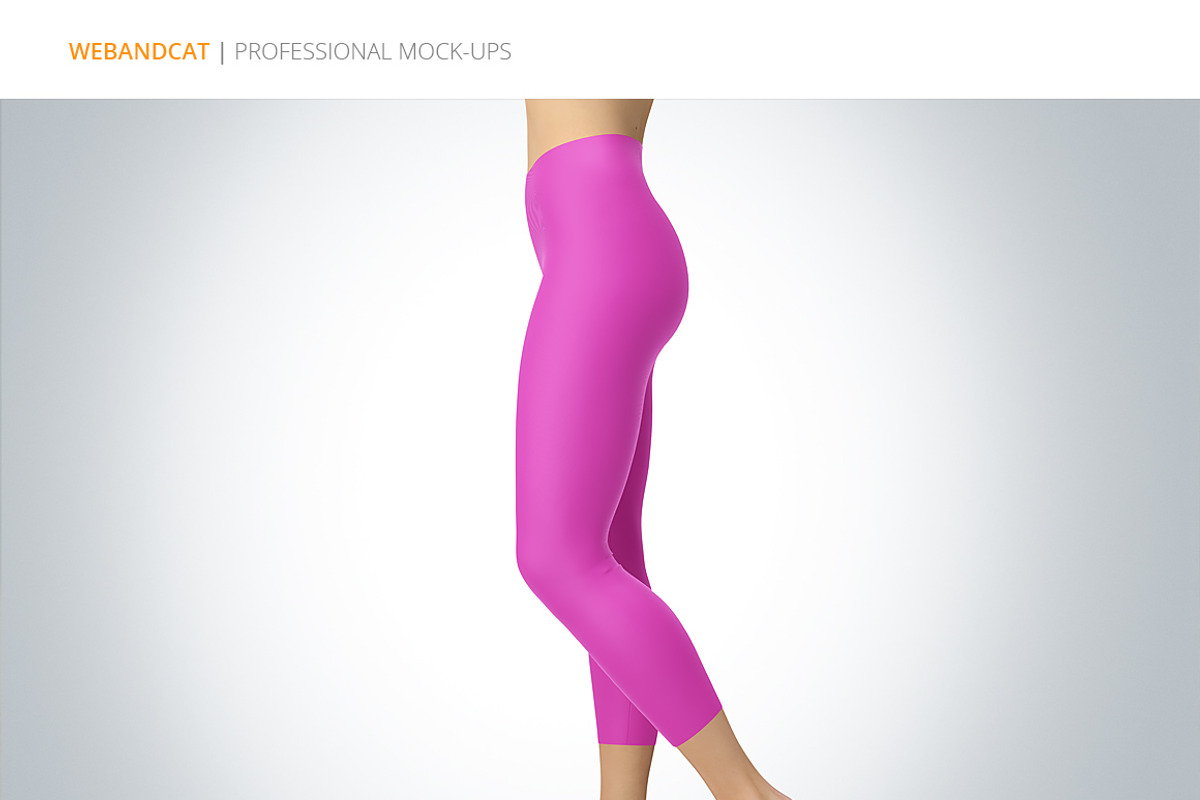 Capri Leggings Mock-up, a Bottom Mockup by WebAndCat