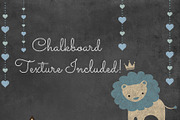 Chalkboard Baby Blue Clip Art, an Animal Illustration by Digital Curio ...