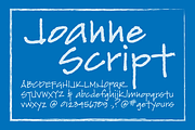 Joanne Script, a Script Font by BluHead Studio