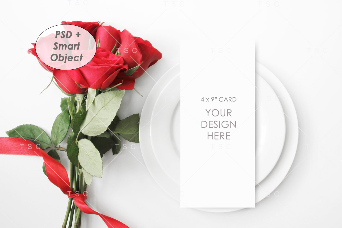 Menu / Program Card Mockup, a Product Mockup by The Sunday Chic ...