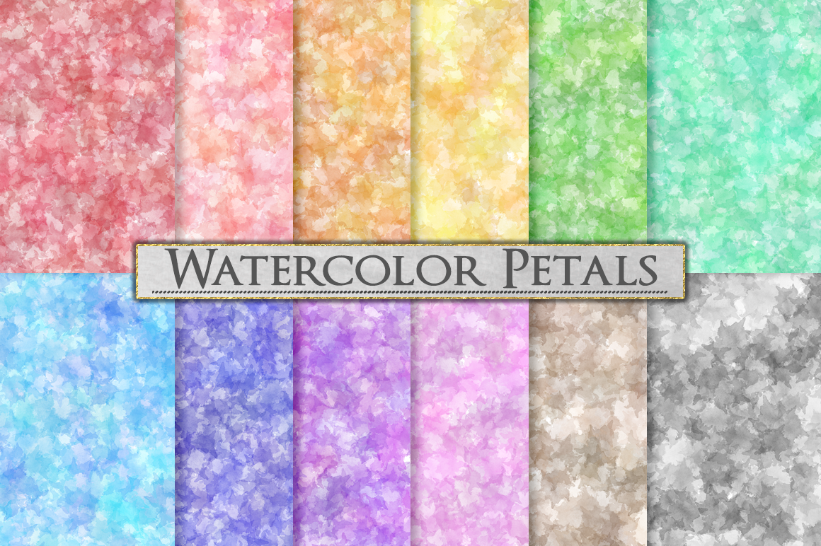 Pastel Watercolor Pattern Background, a Pattern Graphic by Paper Element
