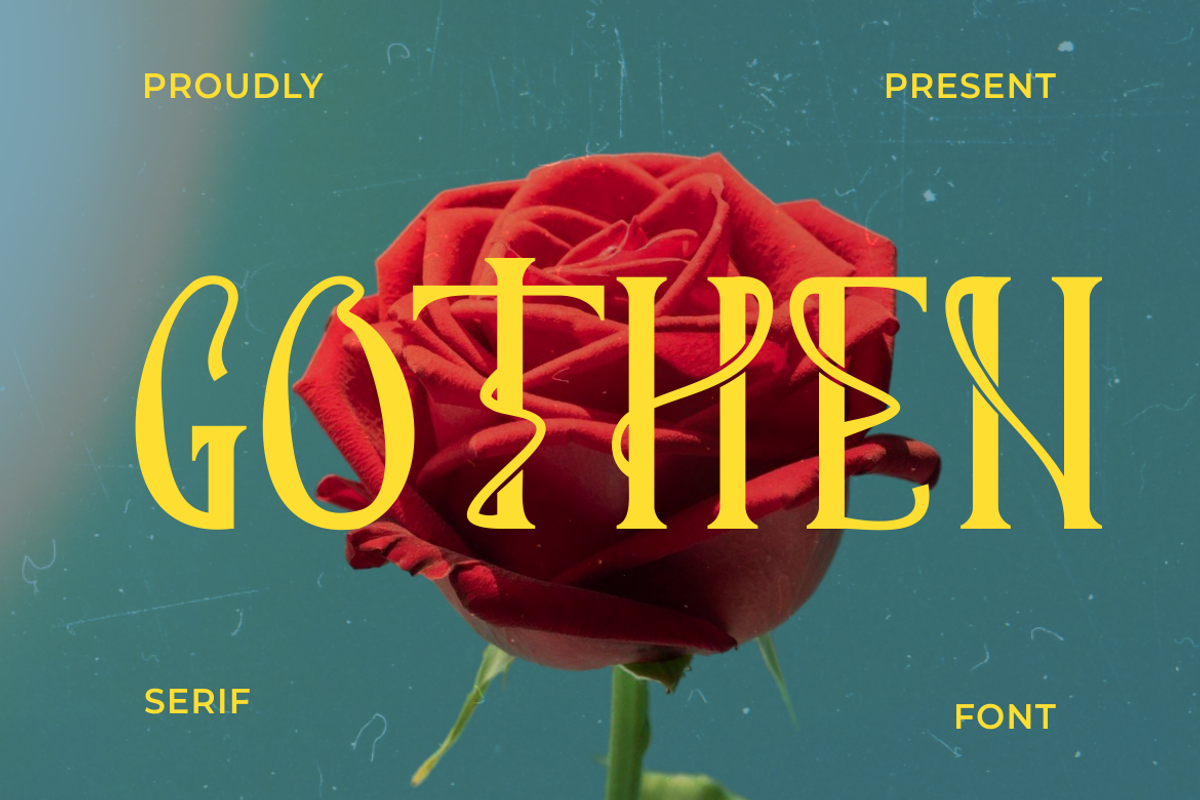 Gothen Serif Font, a Font by PutraCetol Studio