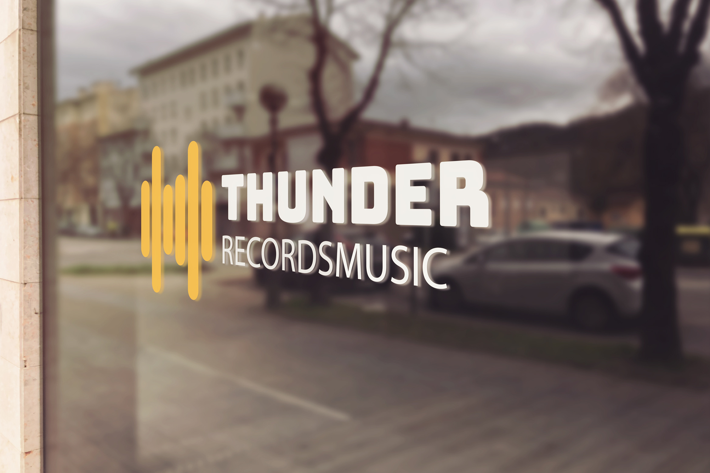 Faded Glass Logo Mockup, a Mockup by SmartDesigns