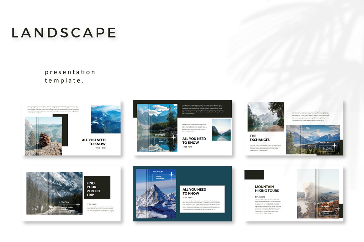 Landscape - Presentation Template, a Presentation Template by lectrathink