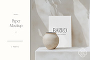 Barro Paper Mockup, a Packaging Mockup by Alubia design