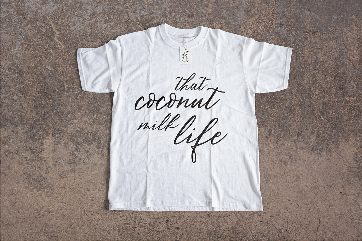 Coconut Milk Script, a Script Font by Susan Brand Design