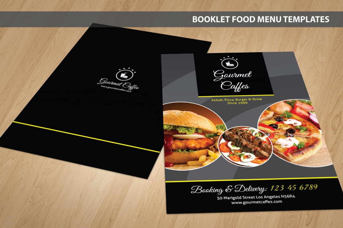 Multipurpose Food Menu Template, a Brochure Template by voryu