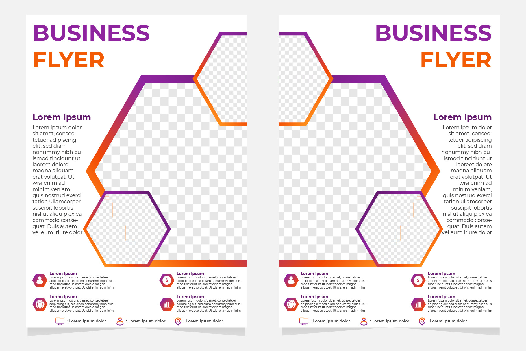 simple modern business flyer, a Graphic by sekitarief