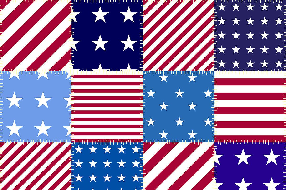 USA flag collection.