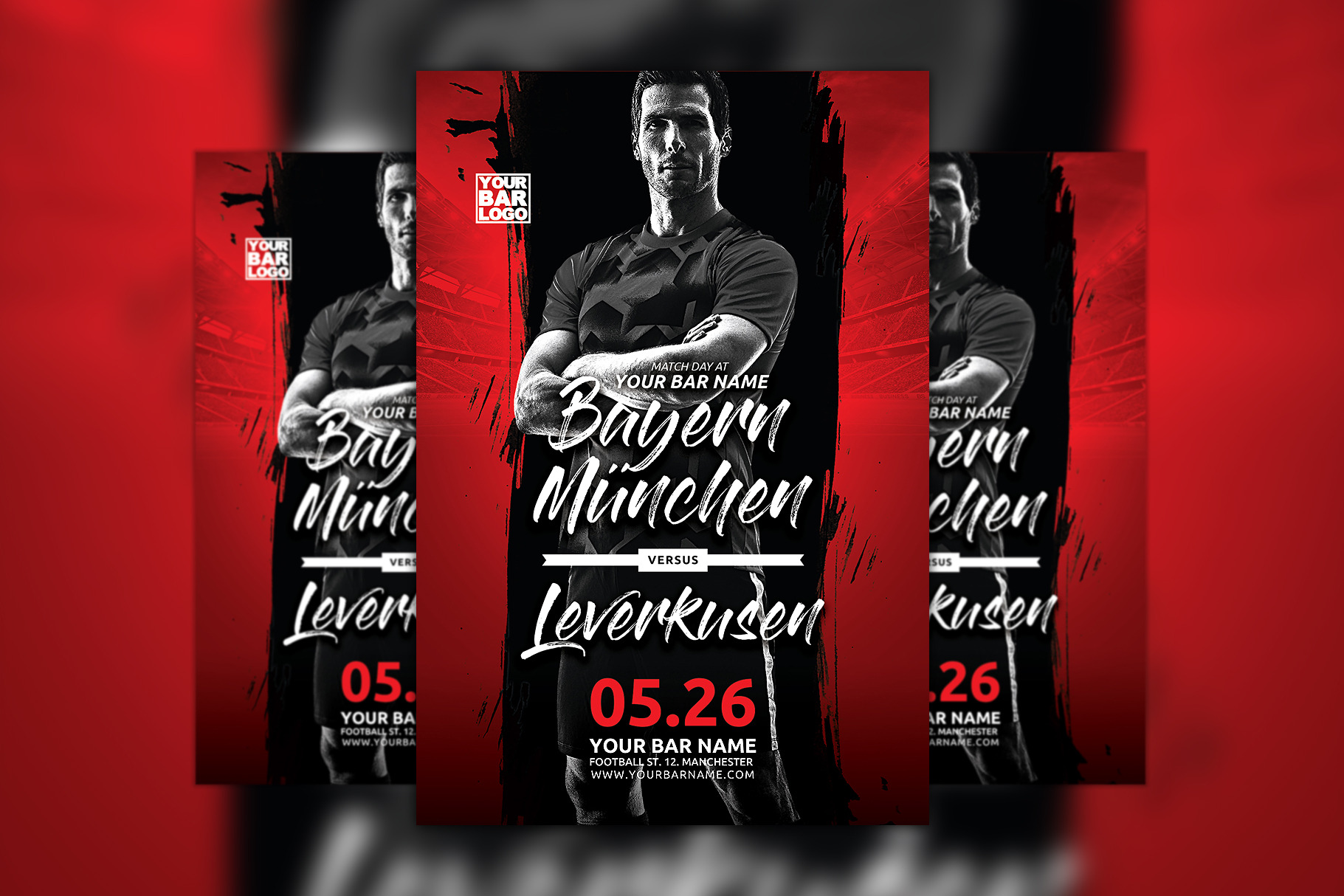 Soccer Team Flyer Template, a Flyer Template by Flyermind